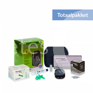 Glucofix Tech 2K Totaalpakket incl. 50 glucosestrips, 10 ketonenstrips ...