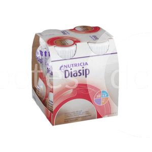 Nutricia Diasip 4 x 200 ml Chocolade voordelig voor € 16,44