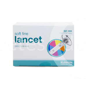 Klinion soft Fine Coulour lancetten 28G 110 stuks voor €8.30